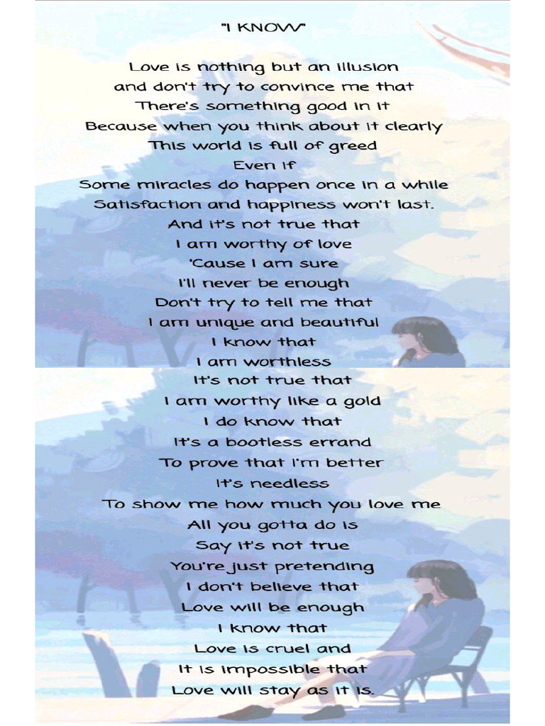 Reverse Poetry | PDF