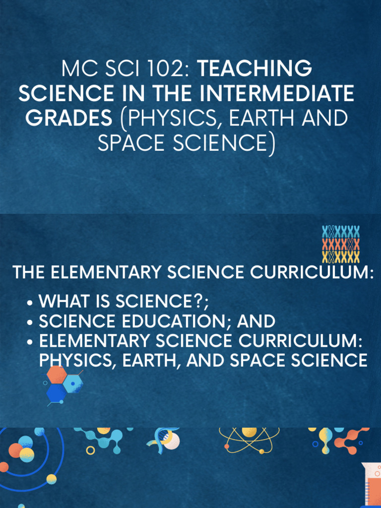 Teaching Intermediate Science Curriculum | PDF | Science | Physics