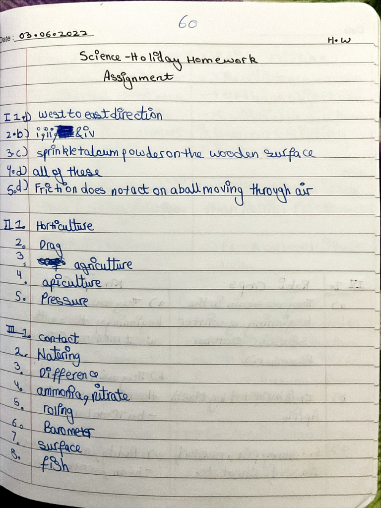 Science Assignment | PDF