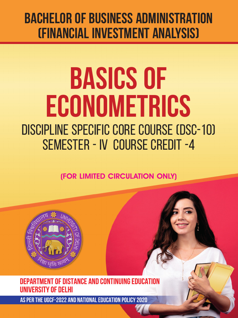 Basics of Econometric | PDF | Econometrics | Consumption (Economics)