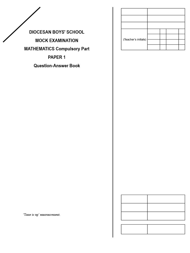 DBS 2023-2024 Math pp1+2 +ms | PDF | Elementary Mathematics | Abstract ...