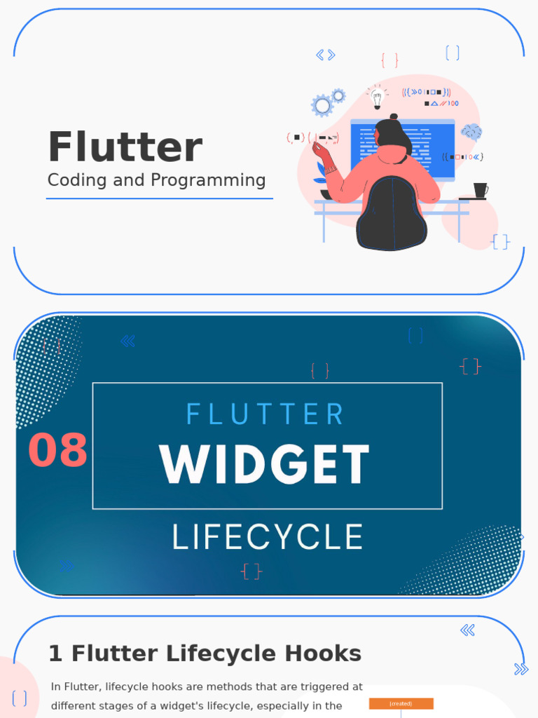 Flutter Lifecycle Hooks | PDF