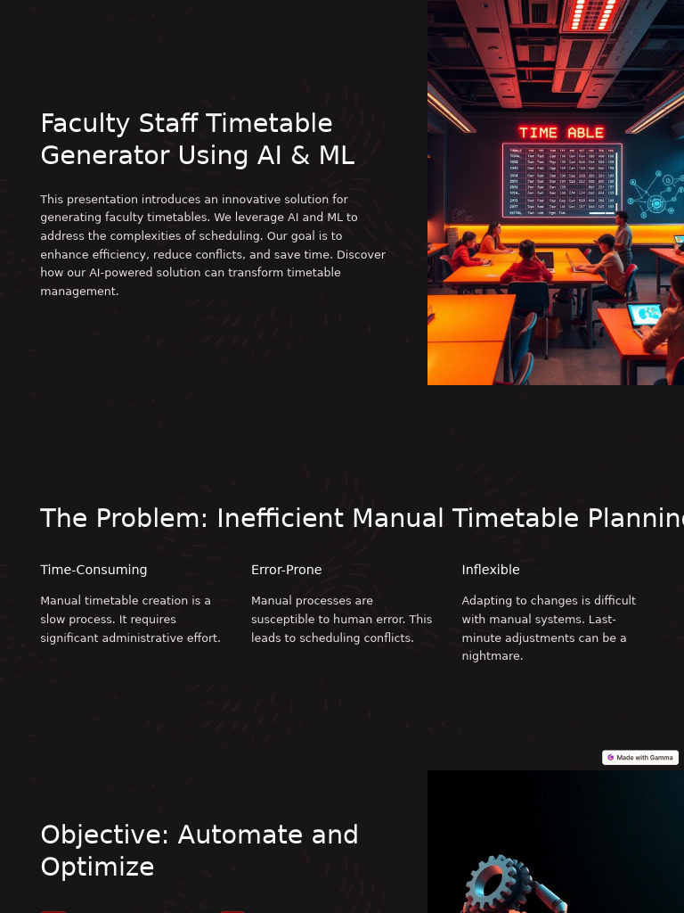 AI-Driven Faculty Timetable Solution | PDF | Artificial Intelligence ...