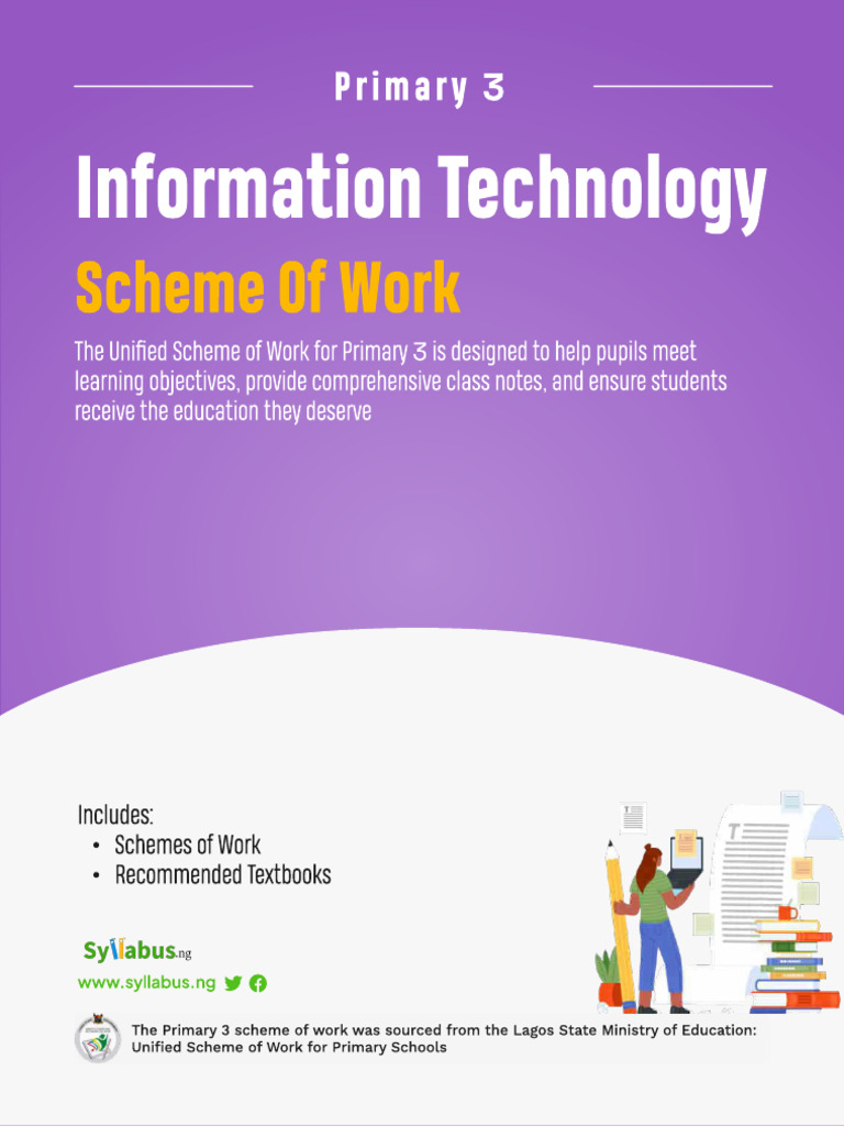 Primary 3 Computer Scheme of Work | PDF | Operating System | Computer ...