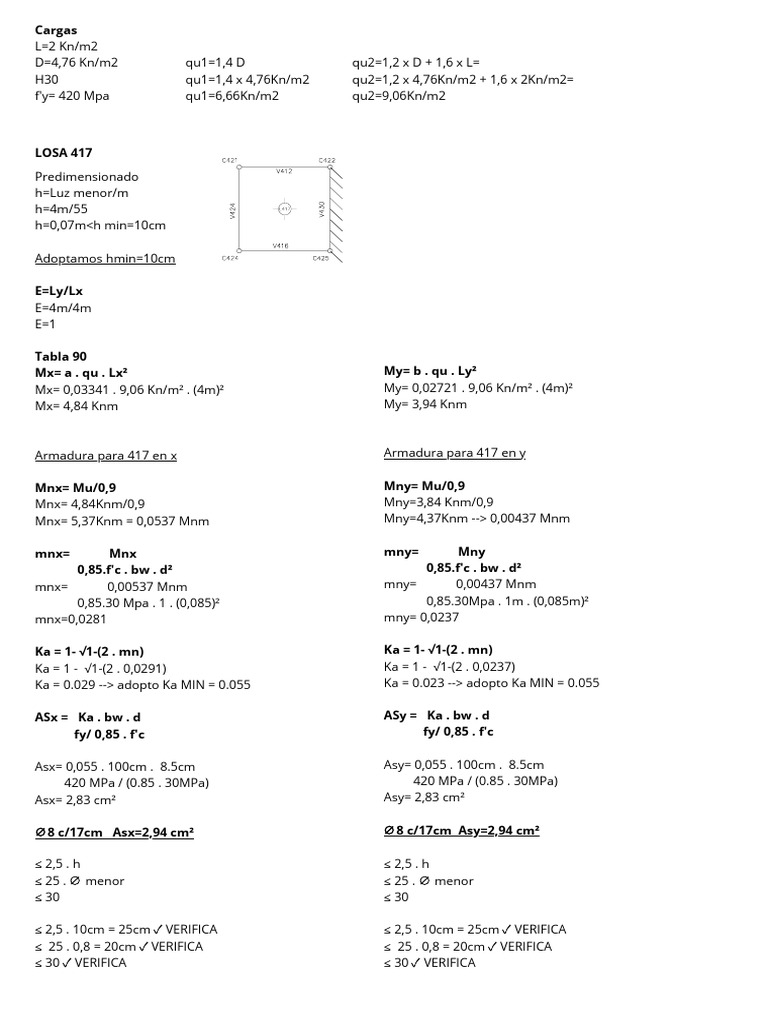 Calculos - TP Integrador | PDF