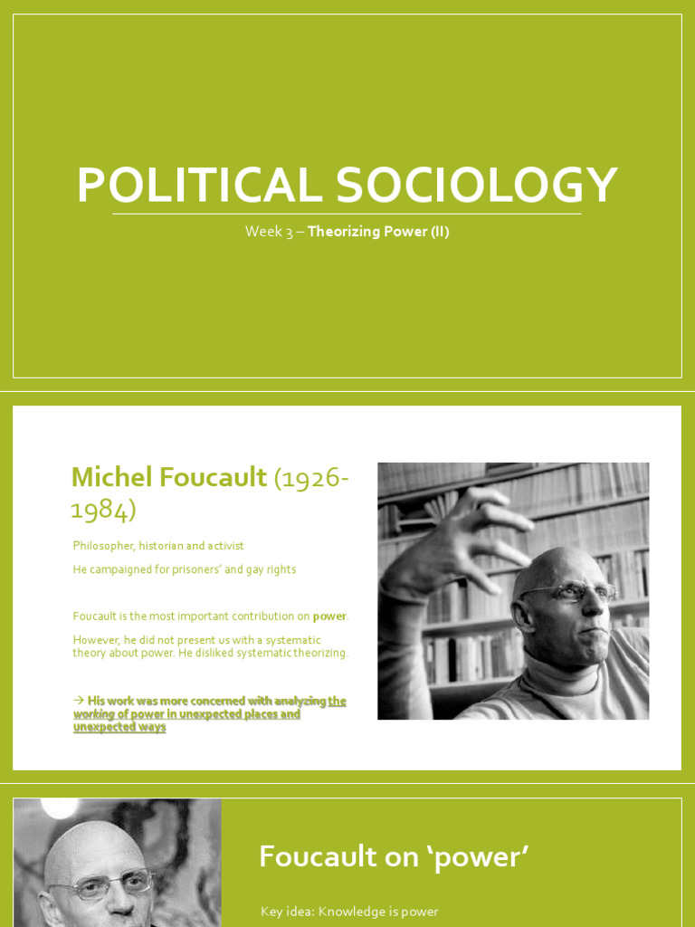 Foucault's Power Theories Explained | PDF | Power (Social And Political ...