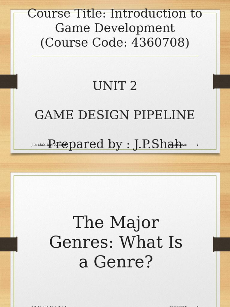 Game Design Pipeline | PDF | Personal Computers