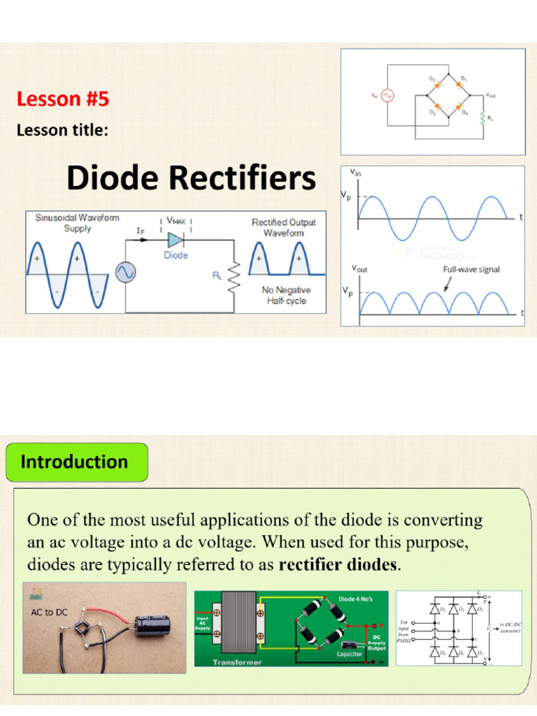 Lesson-5 Basic Electronics | PDF
