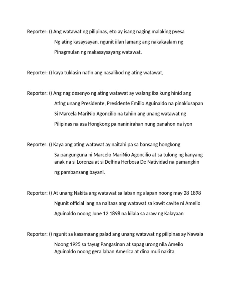 Watawat NG Pilipinas | PDF