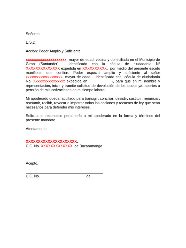 8.-MODELO-DE-MINUTA-DE-PODER-PARA-ABOGADO-INICIAR-PROCESO | PDF