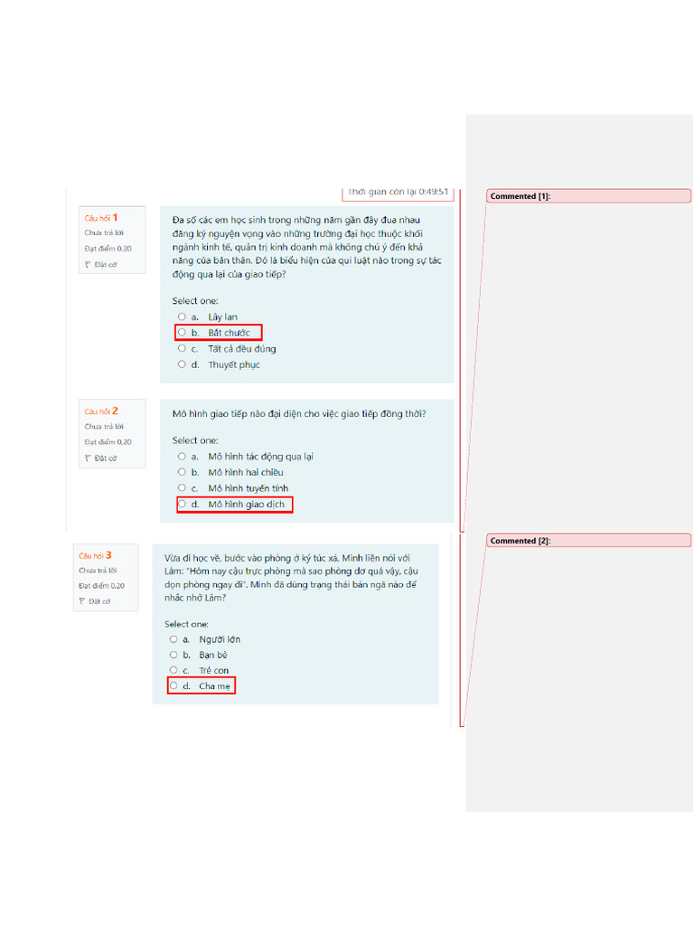 Document Comment Analysis Summary | PDF