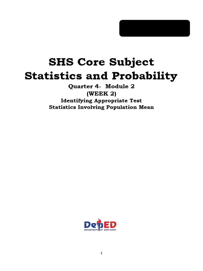 Stat and Prob_q4_week 2_module 2_identifying Appropriate Test ...