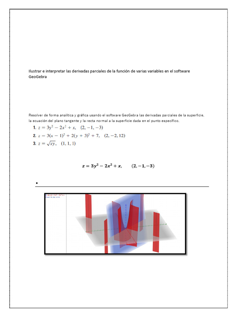 INFORME - LAB - Geogebra | PDF