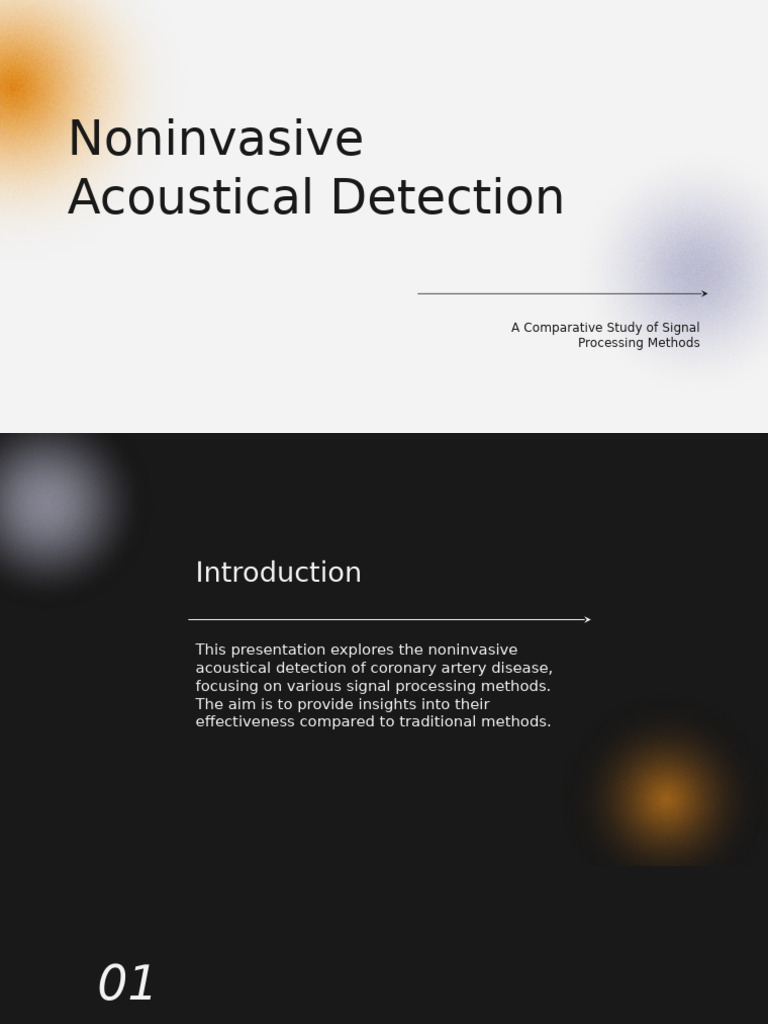 Noninvasive Acoustical Detection: A Comparative Study of Signal Processing Methods | PDF ...