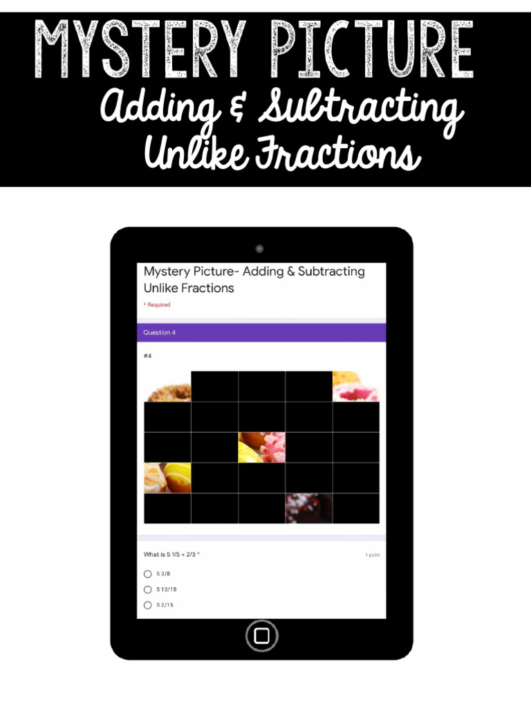 Adding & Subtracting Unlike Fractions | PDF
