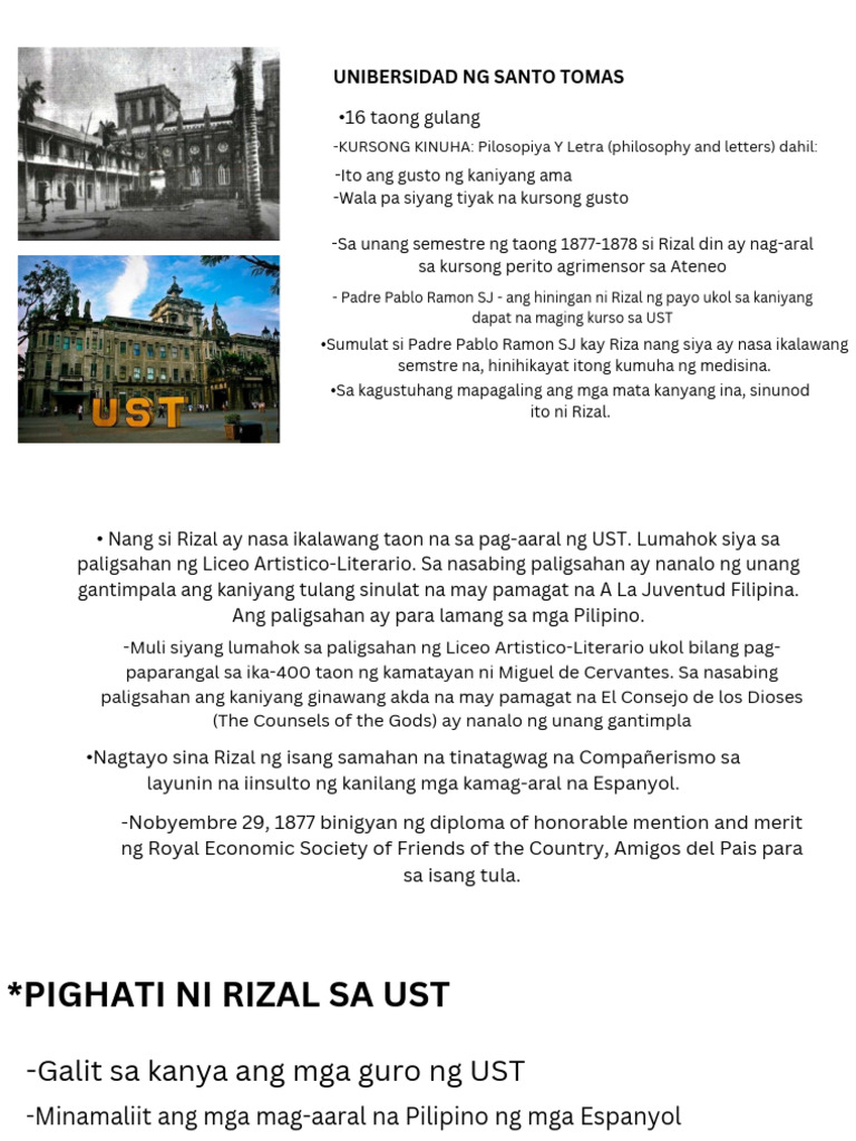 Unibersidad NG Santo Tomas | PDF