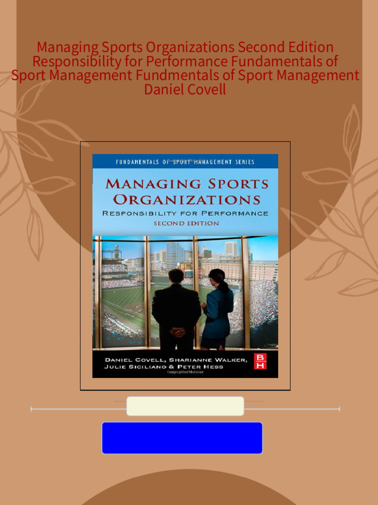 Download Complete Managing Sports Organizations Second Edition ...