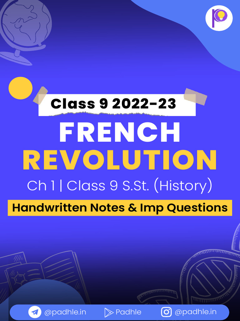 French Revolution - Padhle Class 9 Social Science | PDF