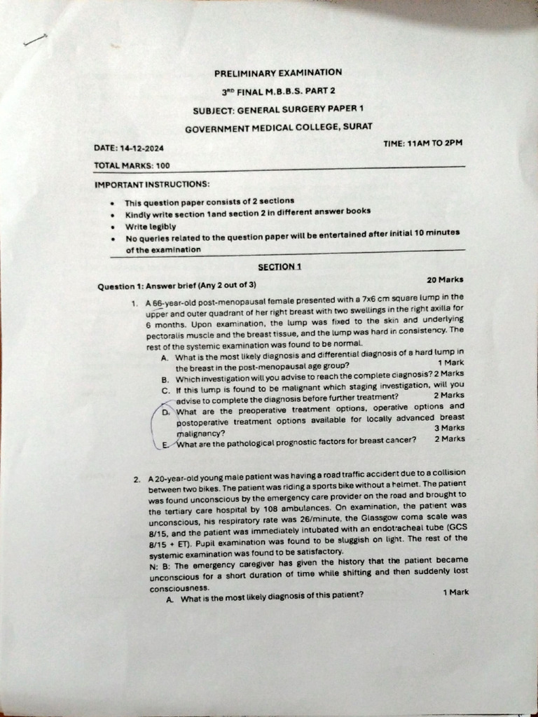 GMCS Prelims Scan 20-Dec-2024 | PDF | Major Depressive Disorder | Uterus