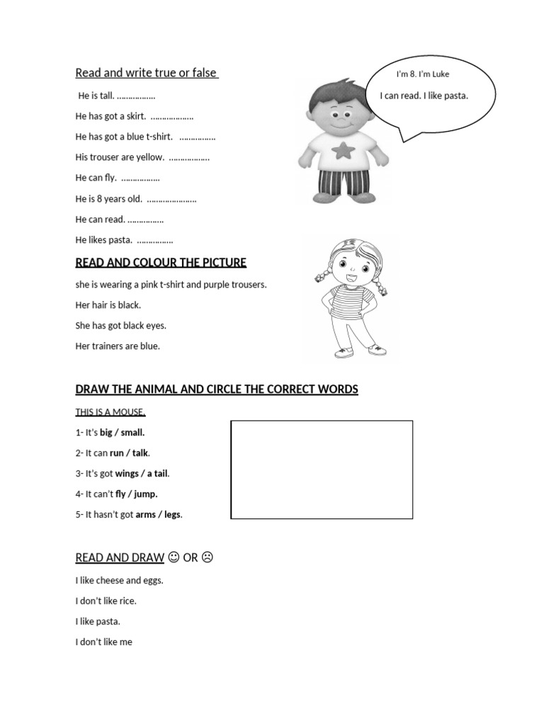 Reading and Writing Activities for Kids | PDF