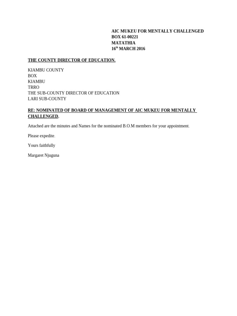 Aic Mukeu For Mentally Challenged | PDF