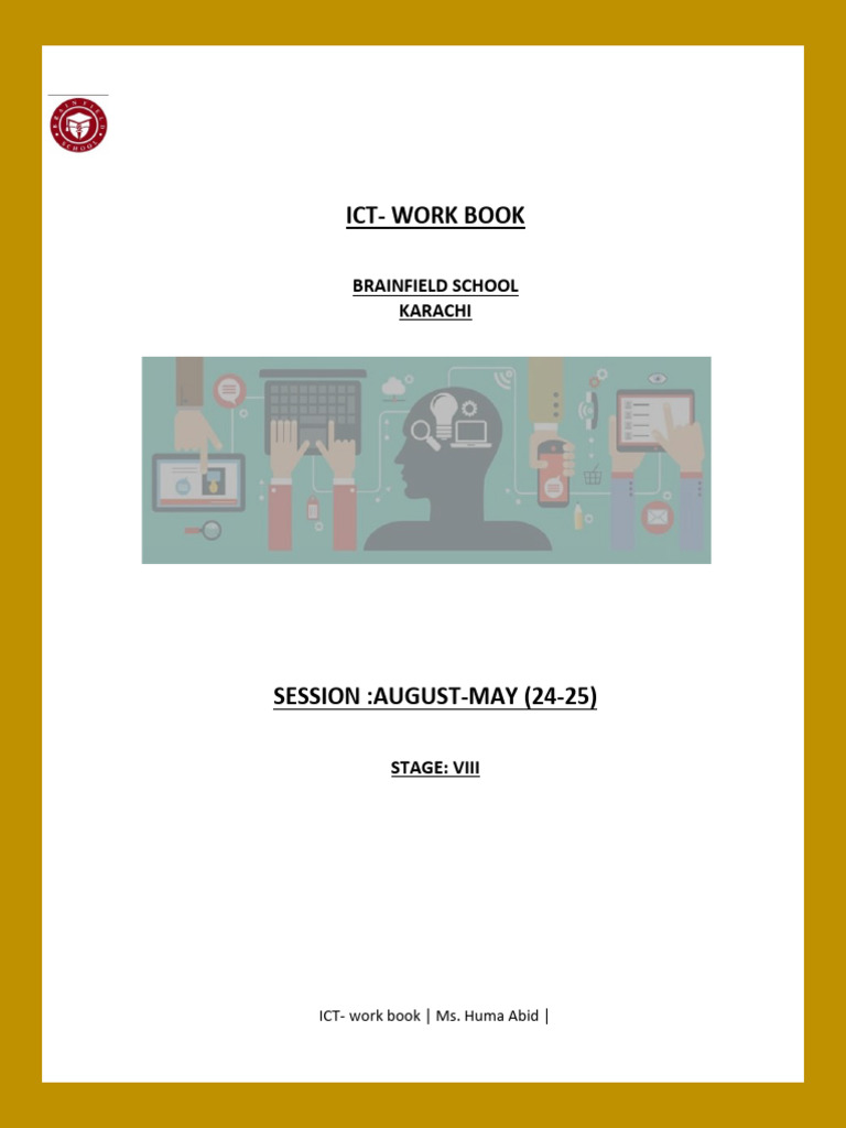 ICT-WORKBOOK(24-25)-GRADE8.docx | PDF | Artificial Intelligence ...