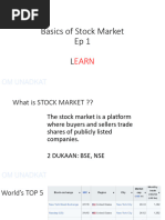 Basics of Stock Market Notes | PDF | Order (Exchange) | Initial Public ...
