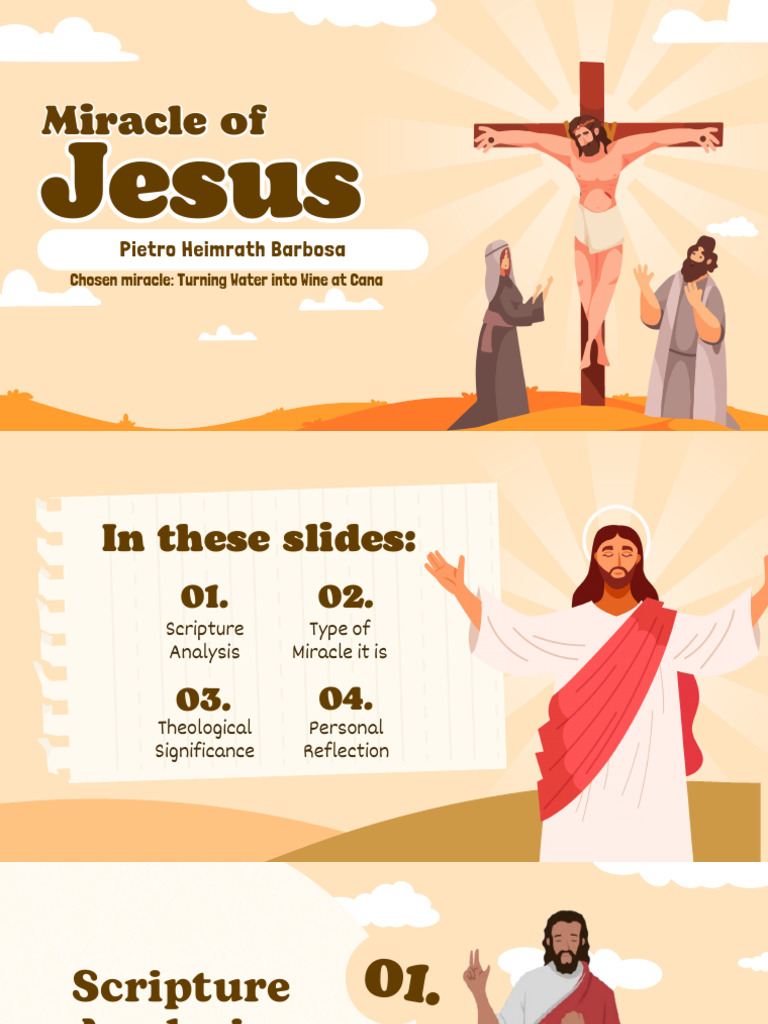 Theology Project - Miracle of Jesus | PDF