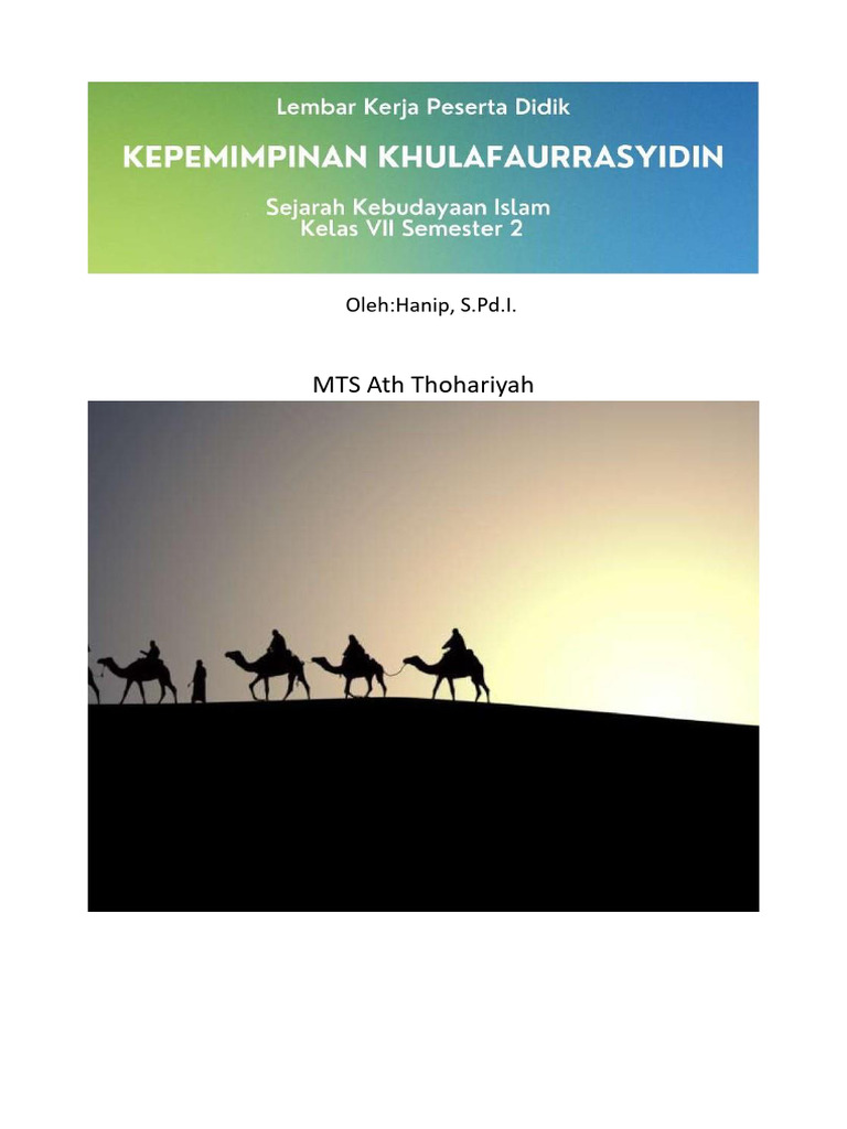 Inspirasi Khulafaurrasyidin dalam Kepemimpinan | PDF