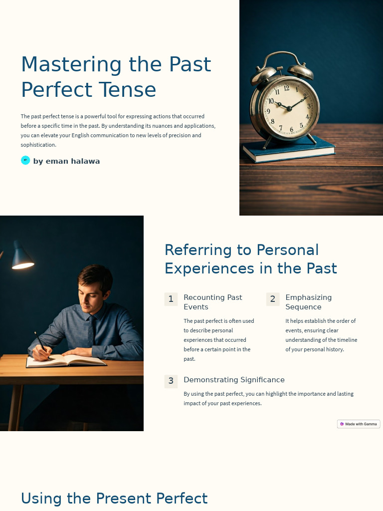 Mastering-the-Past-Perfect-Tense | PDF | Verb | Linguistic Morphology