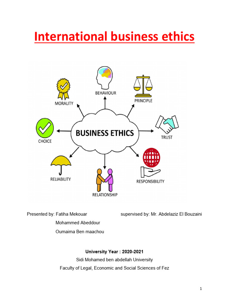International Business Ethics | PDF | Bribery | Human Rights