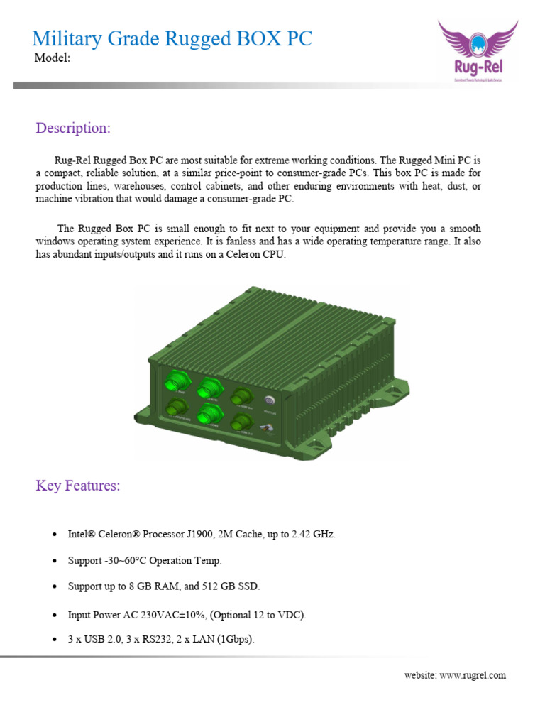 boxpc__ds | PDF | Personal Computers | Solid State Drive