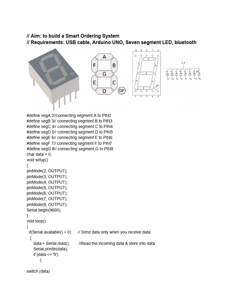 Aim - To Build A Smart Ordering System | PDF | Computer Hardware | Computer Architecture