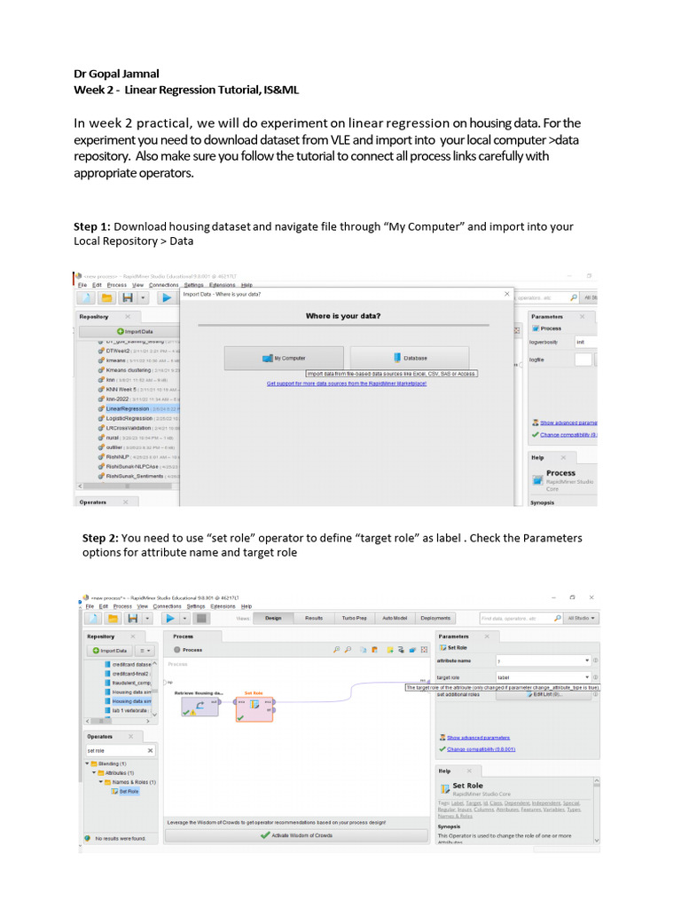 Week 2 Practical | PDF