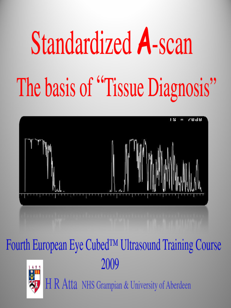 Standardized A-scan for Tissue Diagnosis | PDF | Medical Ultrasound ...