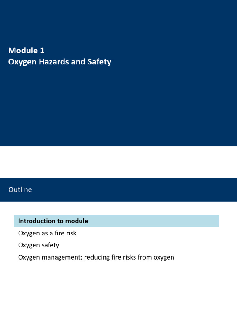 Oxygen Hazards and Safety v2 | PDF | Fires | Oxygen