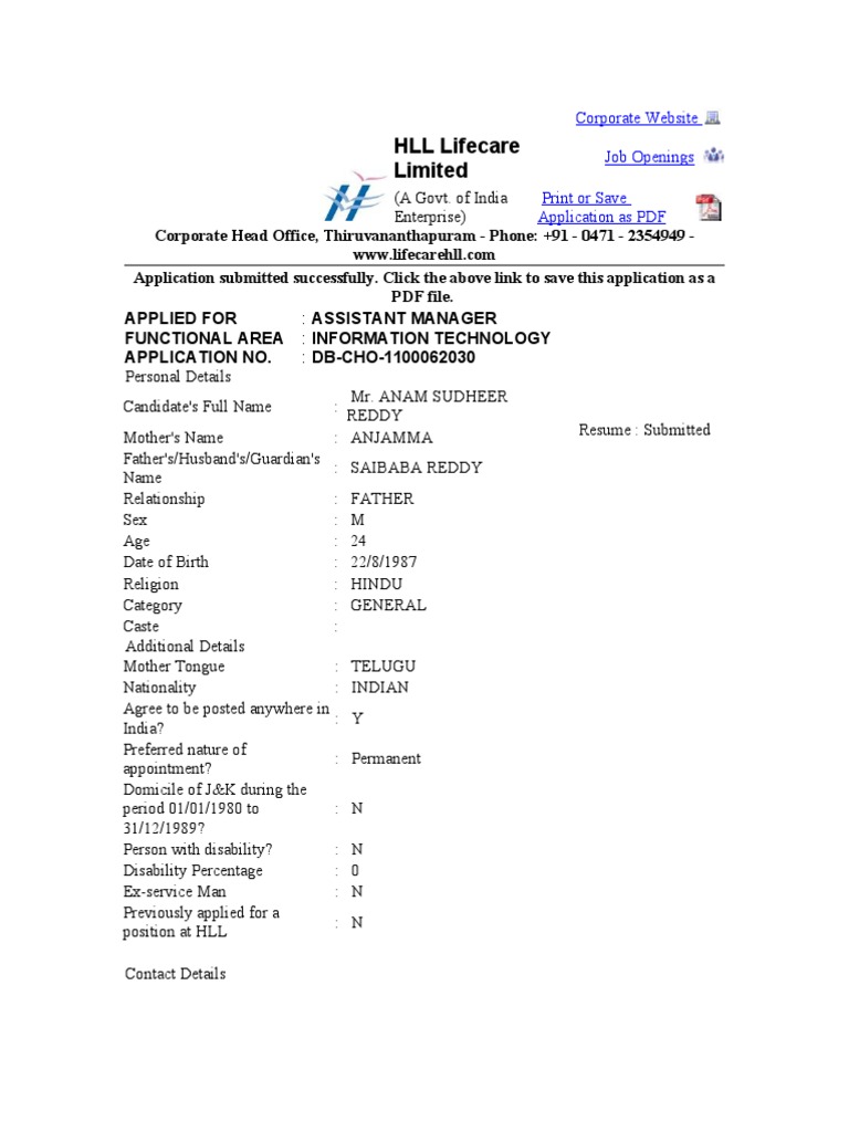 HLL Lifecare Limited | PDF