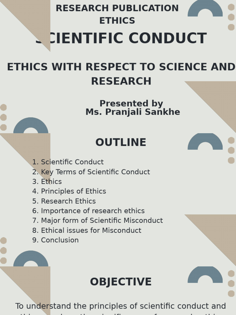 Scientific Conduct in Research Publication Ethics | PDF | Integrity | Science
