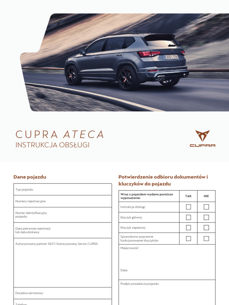 Cupra Ateca 06 22 PL PL | PDF