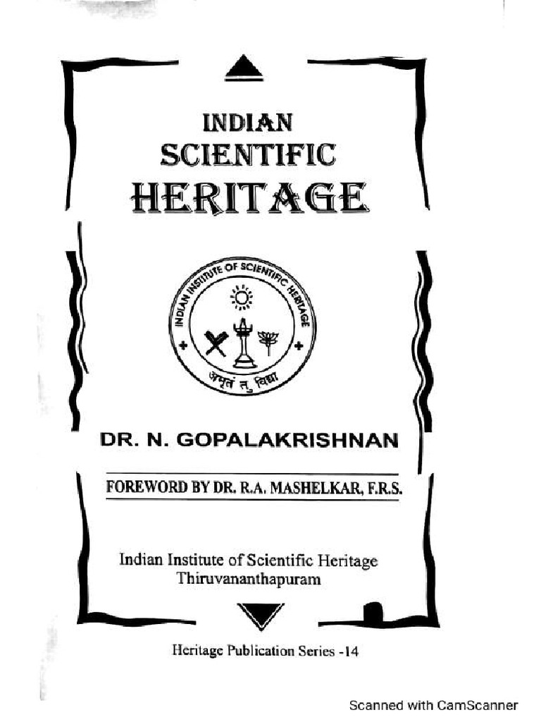 Indian Scientific Heritage 1 | PDF
