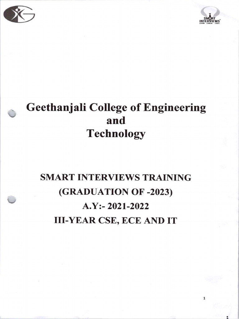 SMartINterviews 2021 22 File | PDF