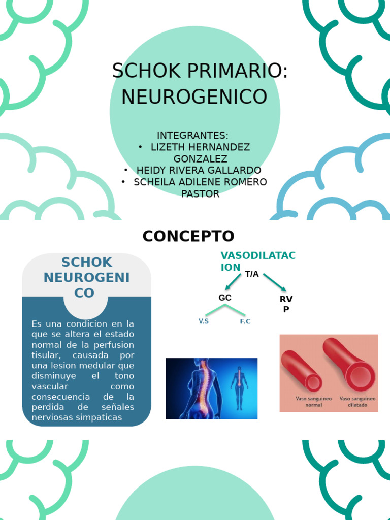 Shock Neurogénico | PDF | Choque (circulatorio) | Médula espinal