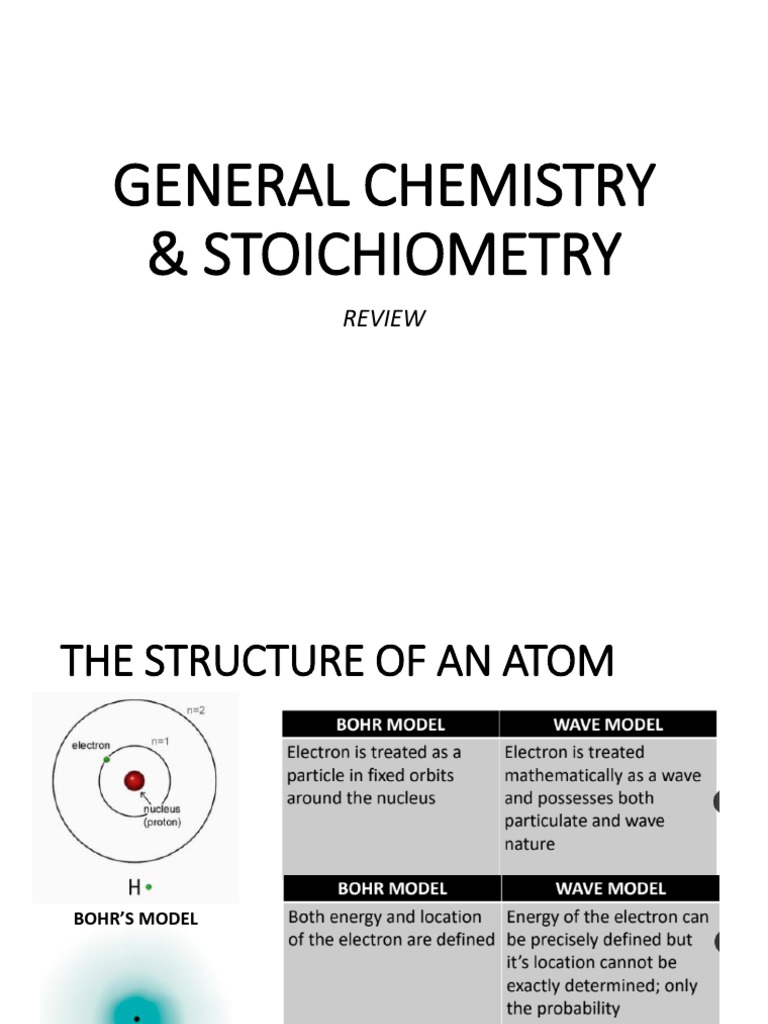 Gen Chem Stoichiometry Review 1 | PDF