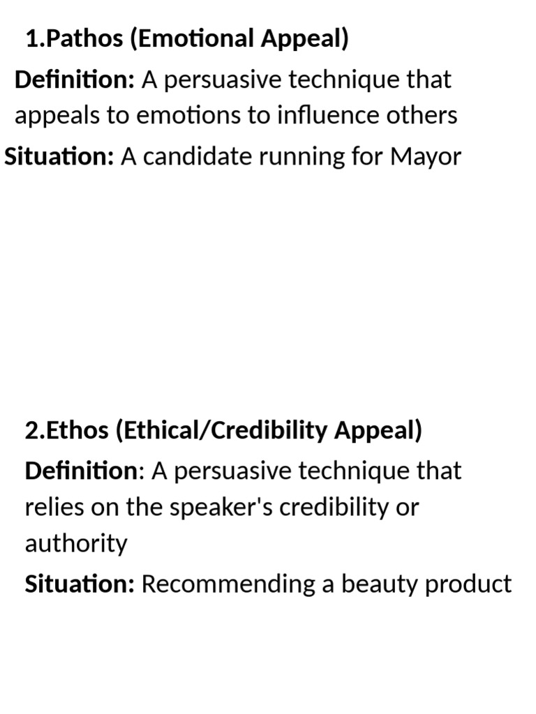 Activity Ethos Pathos. Logos | PDF
