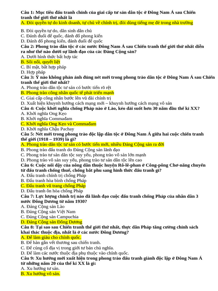 ĐC S 11 HK2 Azota | PDF