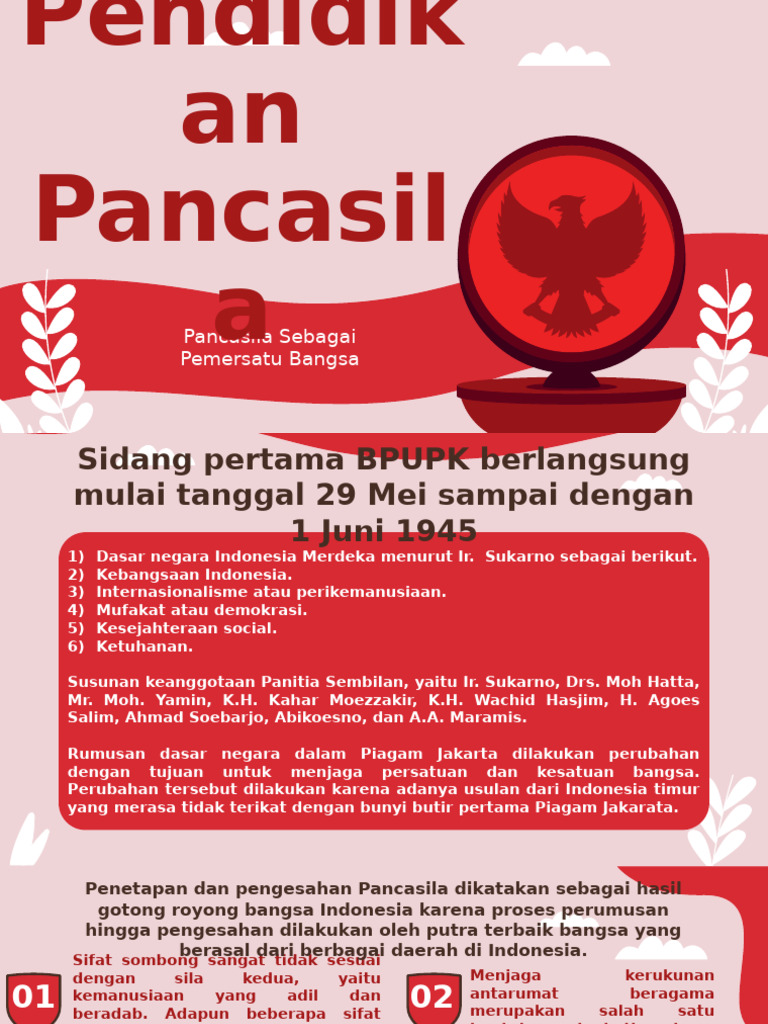 PANCASILA SEBAGAI PEMERSATU BANGSA | PDF