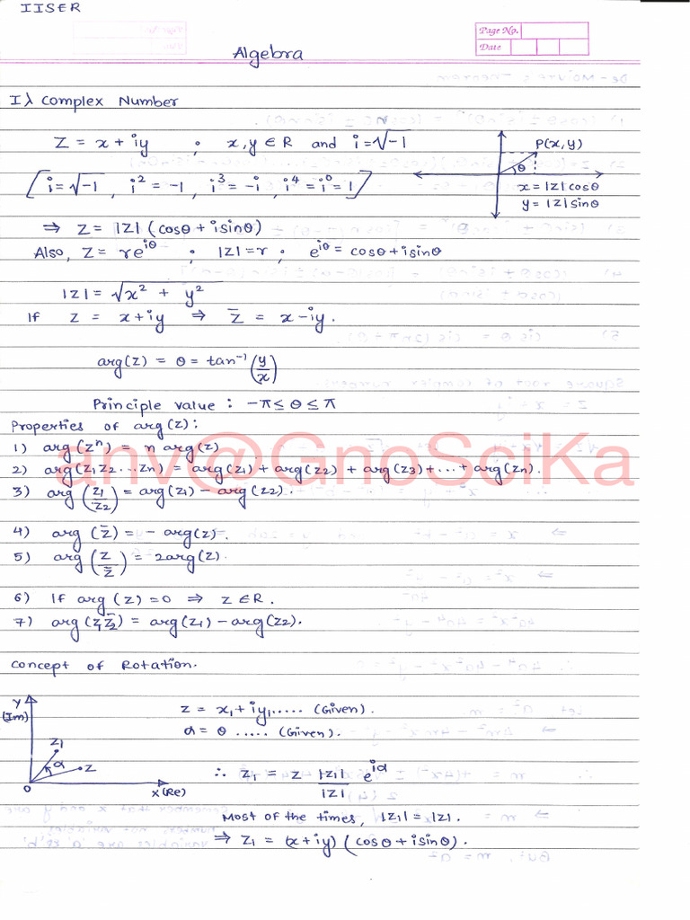 i at Algebra Trig | PDF