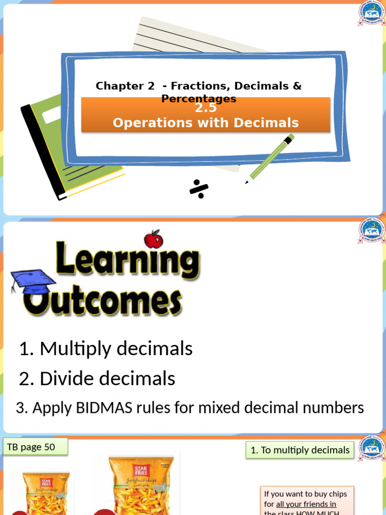 Y(8)-(2.5) Operations with Decimals/ cambridge | PDF | Decimal | Encodings