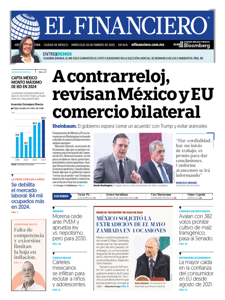 Diario El Financiero Edicion-Digital-32-1 | PDF | Donald Trump ...