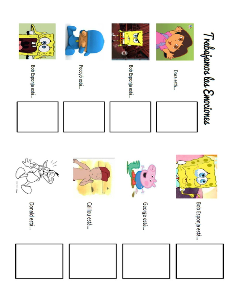 Emociones Personajes | PDF